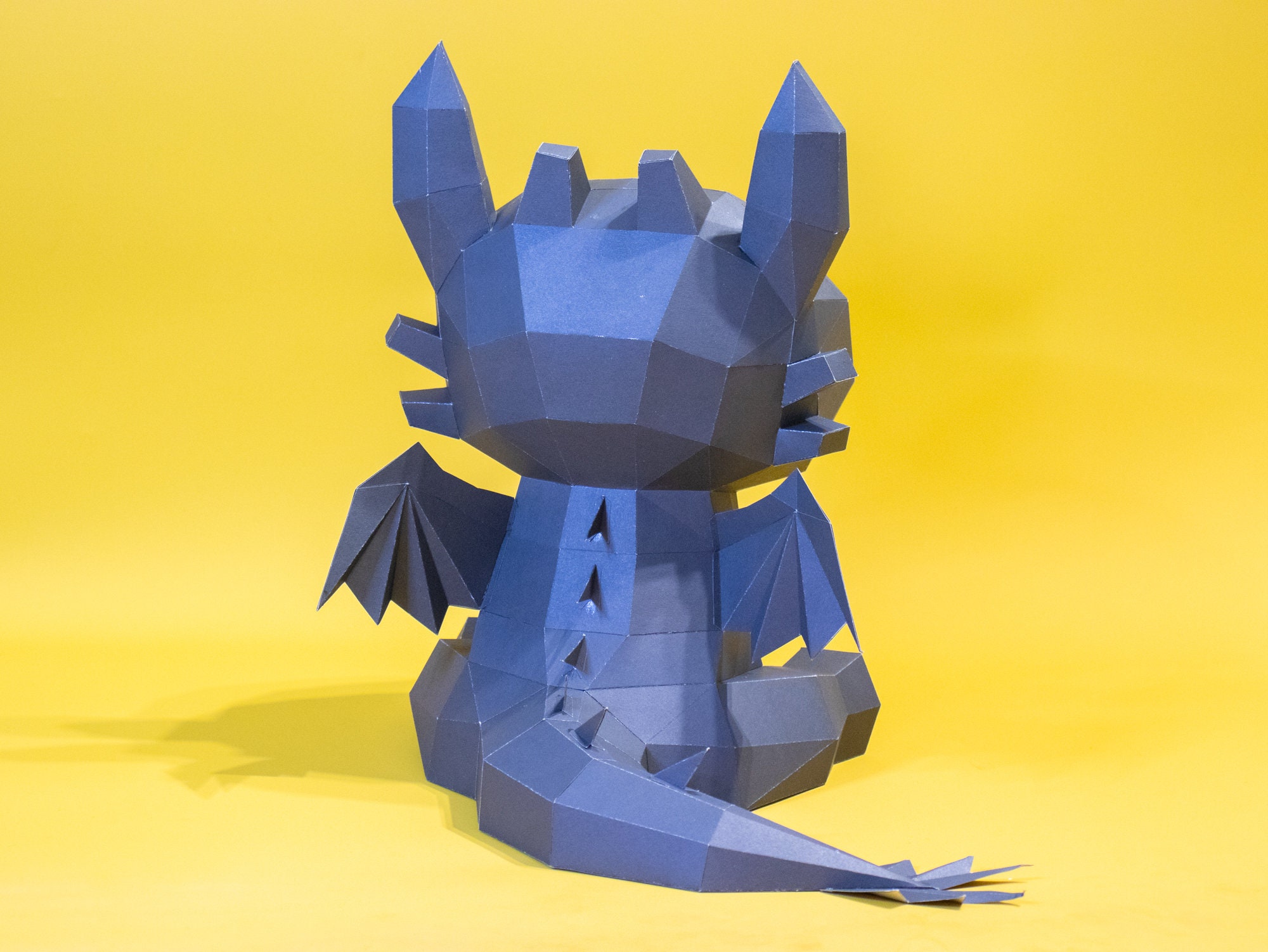 Stitch and Night Fury Dragon PDF SVG Papercraft DIY Pepakura Origami ...