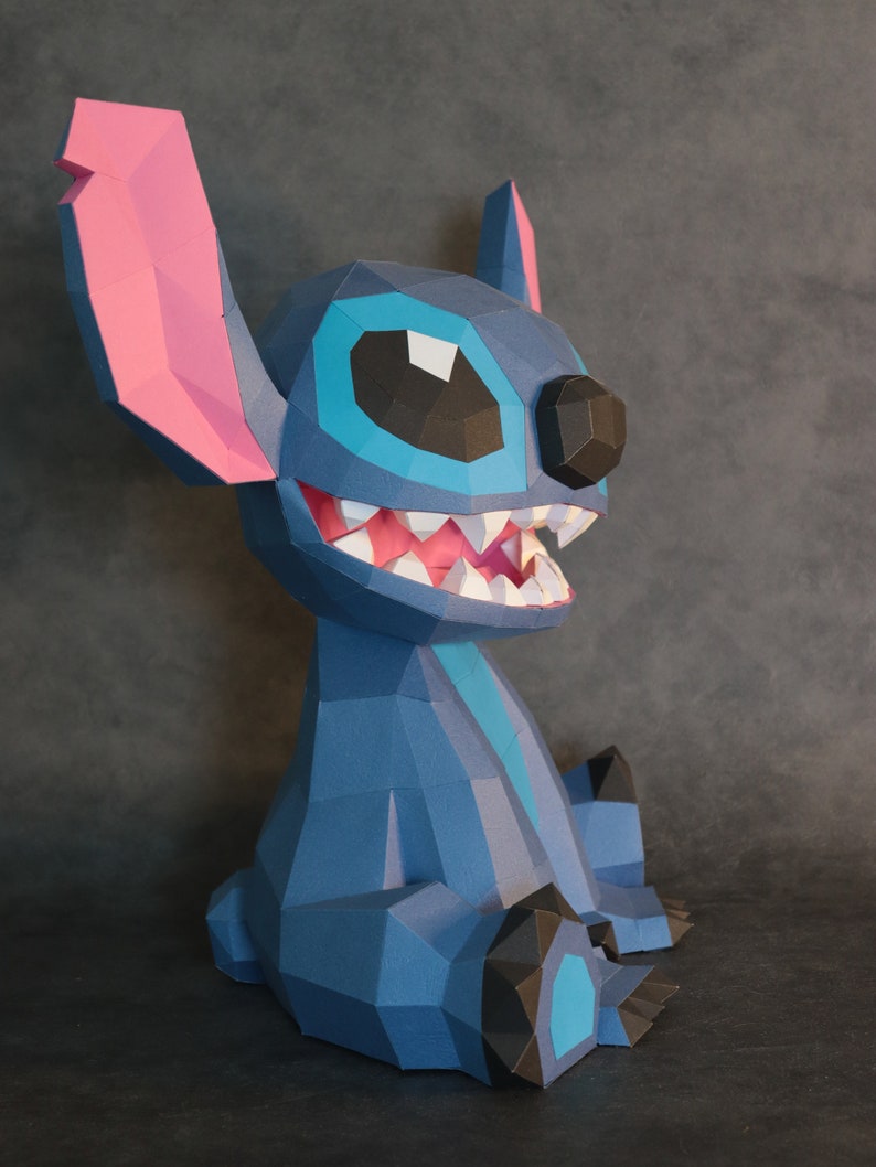 Stitch and Night Fury Dragon PDF SVG Papercraft DIY Pepakura - Etsy ...