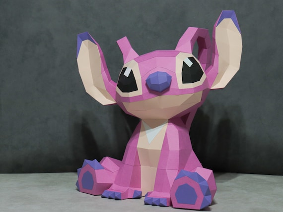 Angel Stitch Papercraft DIY Pepakura Origami Template Low Poly - Etsy