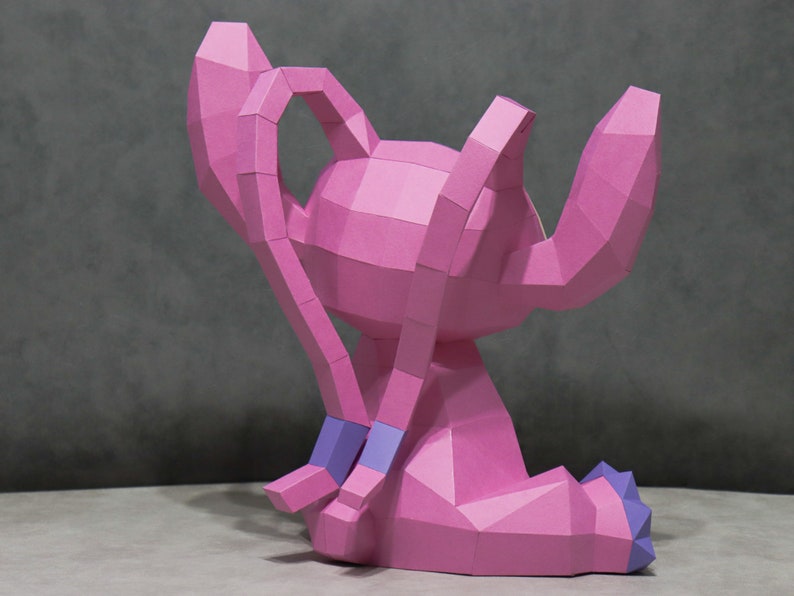 Angel Stitch Papercraft DIY Pepakura Origami Template Low Poly - Etsy