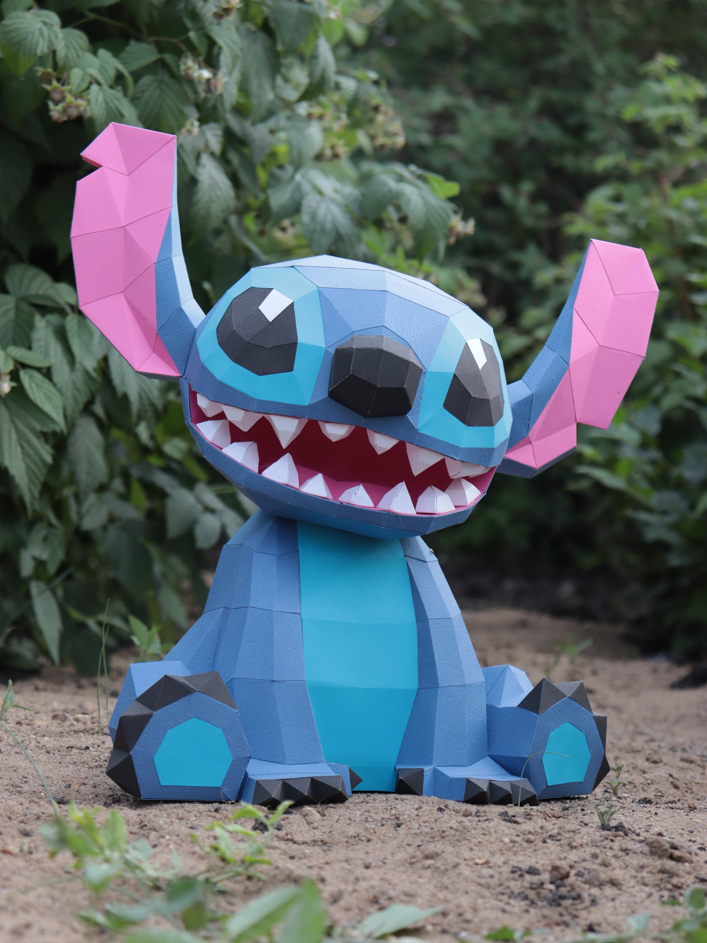 Stitch papercraft DIY pepakura origami template low poly - Etsy España