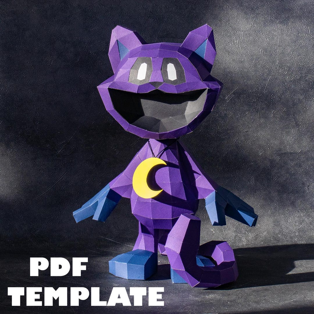 Catnap Pepakura, Paper Craft, PDF Template, DIY, Digital Download - Etsy UK