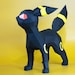 Pokemon Umbreon Eevee Evolution 3D Papercraft PDF, SVG Templates for ...