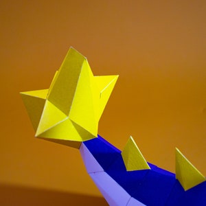 Dragon PDF Template Pepakura Papercraft Origami - Etsy