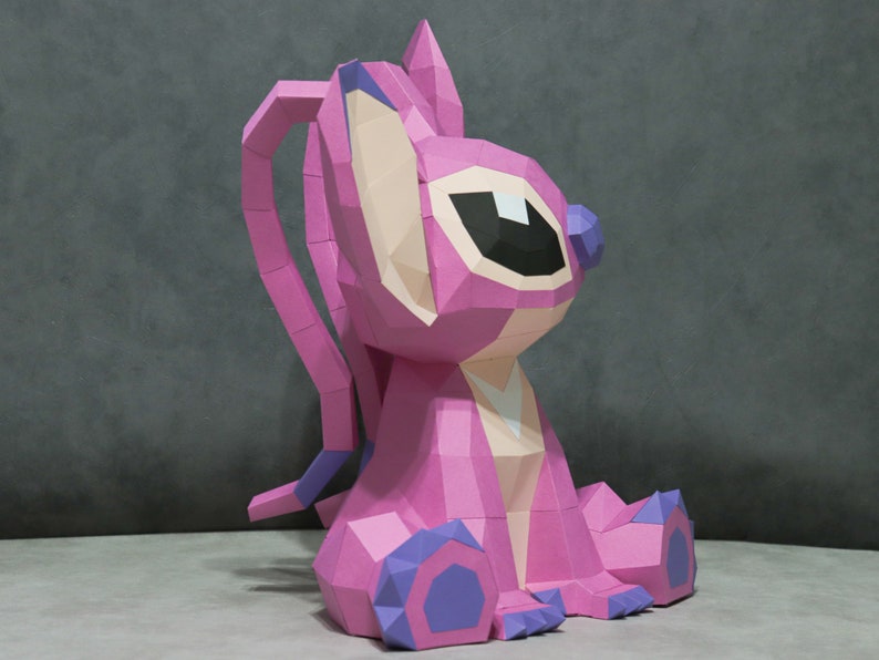 Angel Stitch Papercraft DIY Pepakura Origami Template Low Poly - Etsy