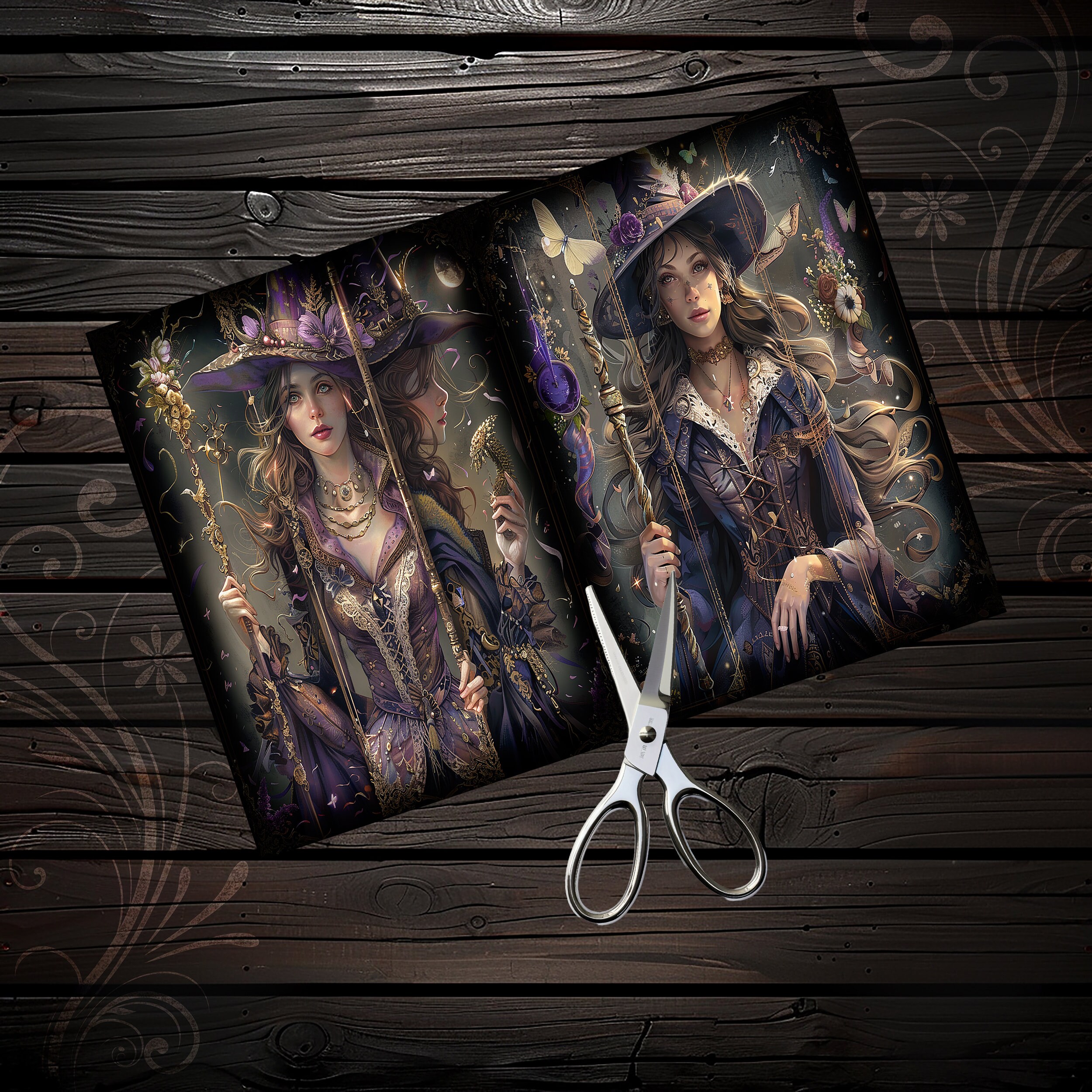Enchanted Junk Journal, Scrapbooking Set, Junk Journal Kit, Witches ...