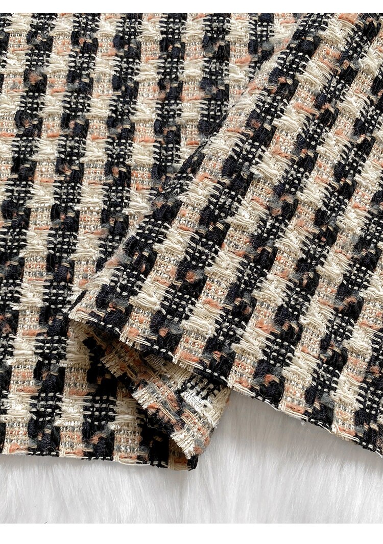 Tweed Fabricwoven Soft Woolen Fabricbag Fabricdress Fabric - Etsy