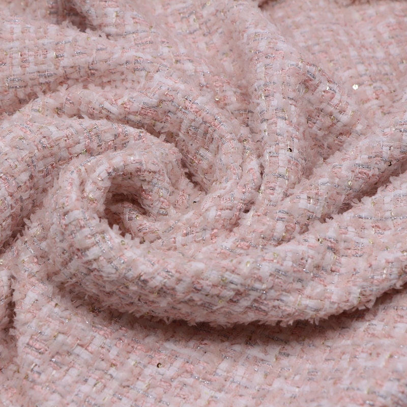 Tweed Fabric,gold Cotton Yarn,woven Soft Fabric by the Yard - Etsy