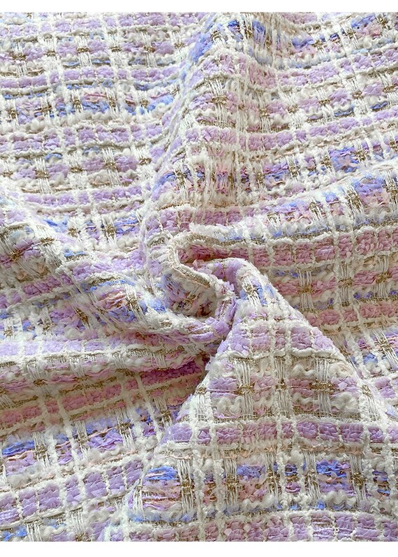 Tweed Fabricwoven Soft Woolen Fabricbag Fabricdress Fabric - Etsy