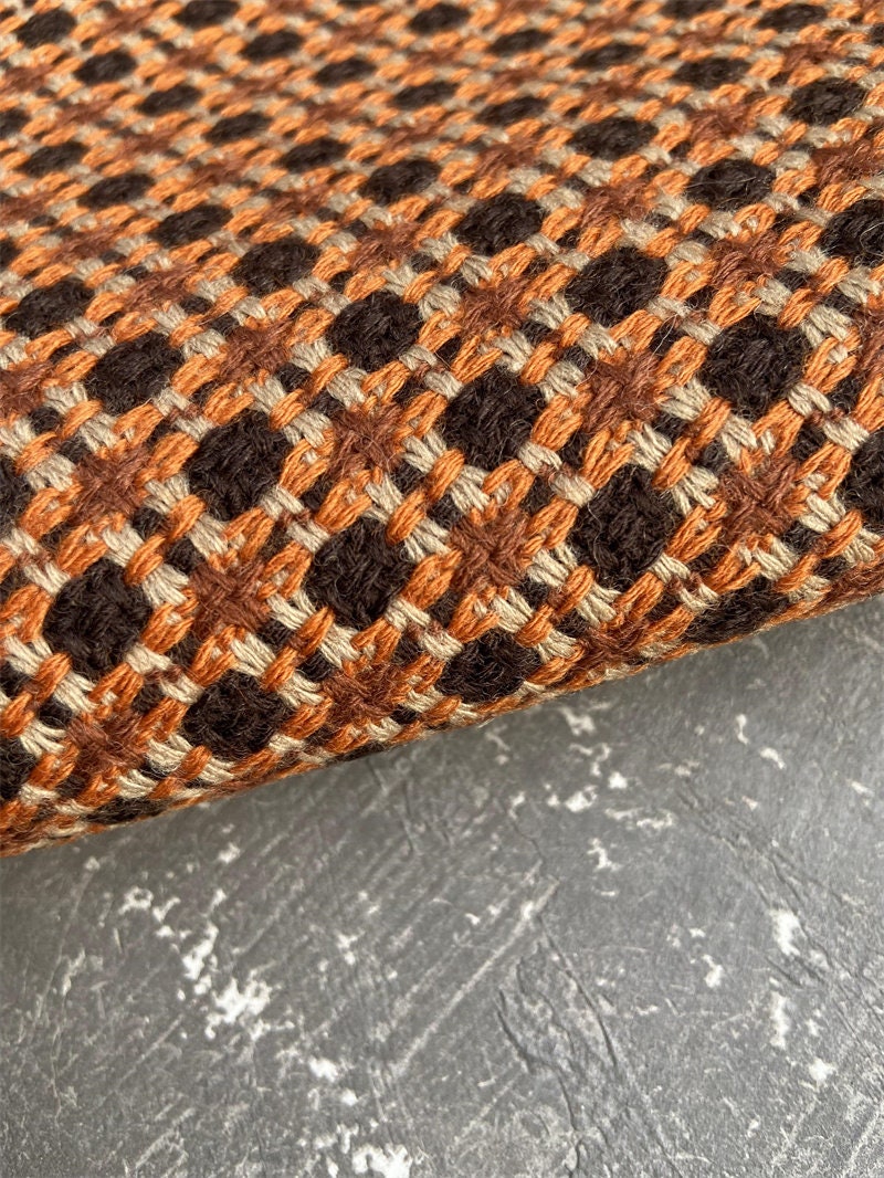 Wool Tweed Fabric by the Yard - Etsy