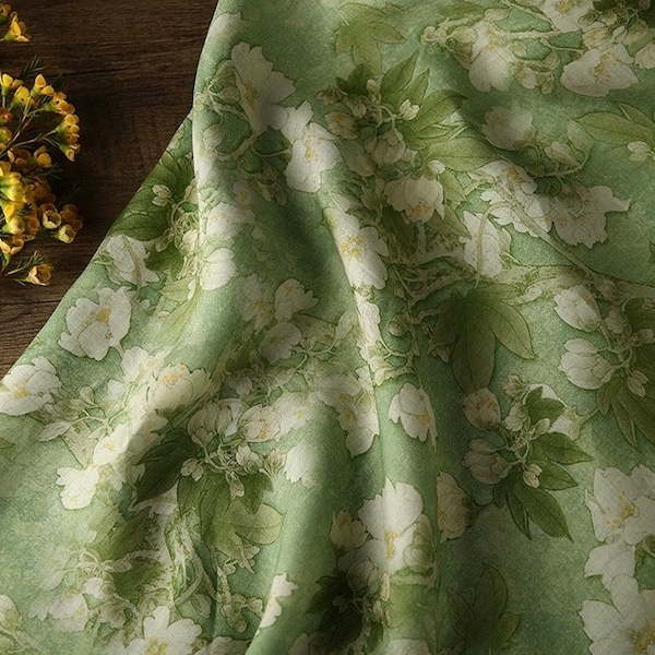 Print Linen Fabric Sold by Yard - Etsy Canada