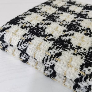 Tweed Color Gold Wire Fabricwoven Soft Fabric by the Yard - Etsy