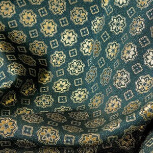 Gold Wire Flower Jacquard Fabricbrocade Fabric by the Yard - Etsy