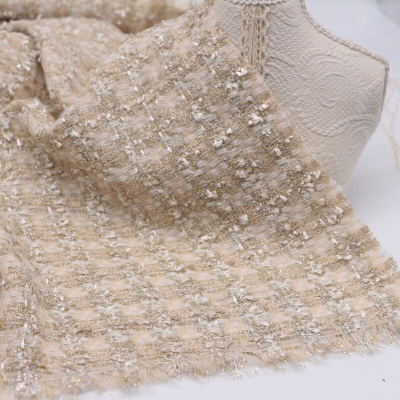 Tweed Fabricwoven Soft Woolen Fabricbag Fabricdress Fabric - Etsy