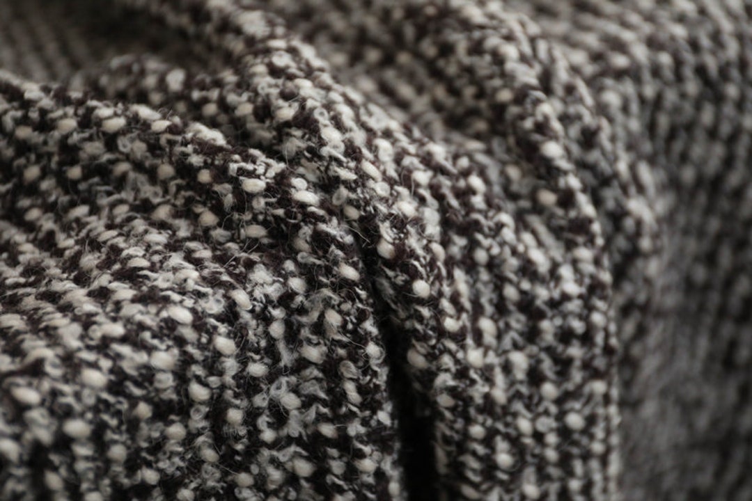 Wool Tweed Fabric by the Yard - Etsy