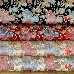 Gold Wire Jacquard Fabric,chenille Fabric by the Yard - Etsy