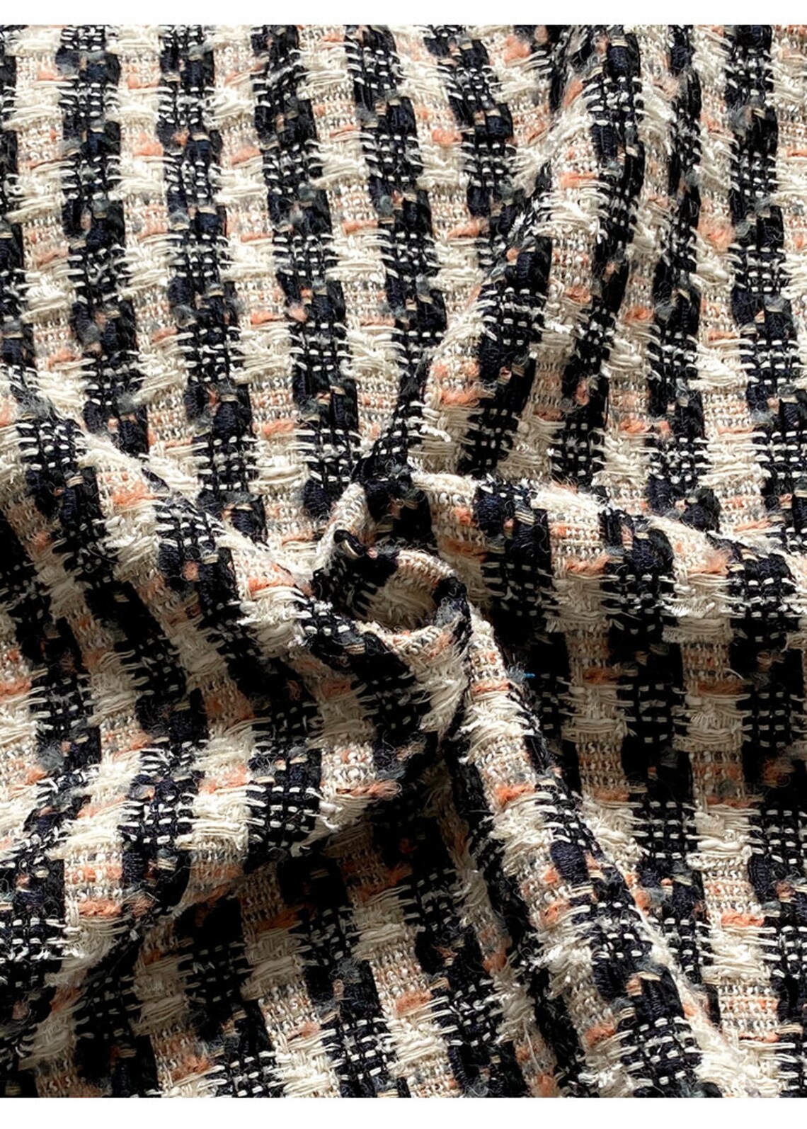 Tweed Fabricwoven Soft Woolen Fabricbag Fabricdress Fabric - Etsy