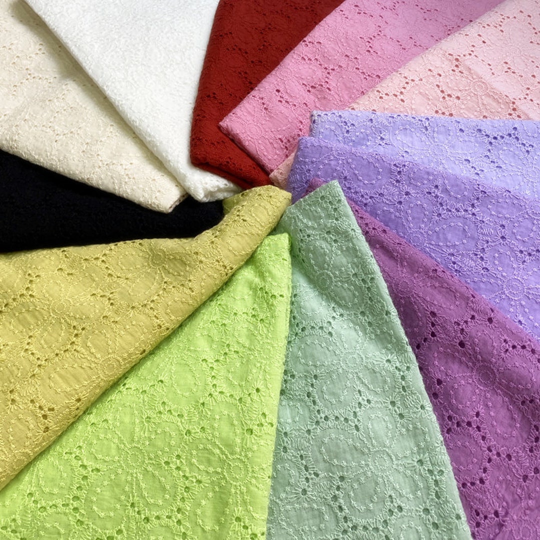 Embroidery Cotton Fabric ,cotton Embroidered Fabric for Dress,clothing ...