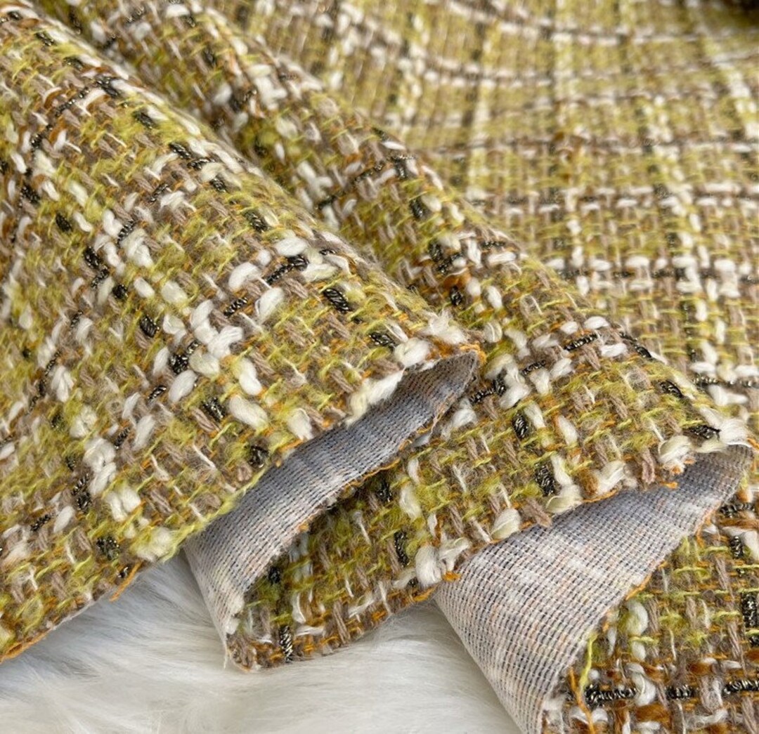 Tweed Fabric by the Yard - Etsy