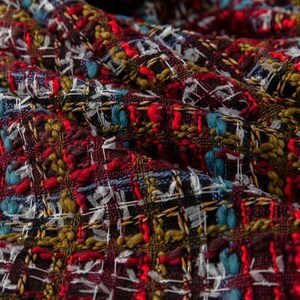 Tweed Mixed Color Fabric,woven Soft Woolen Fabric by the Yard - Etsy