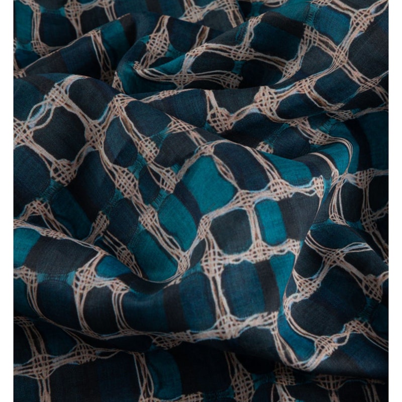 Printed Linen Fabric - Etsy