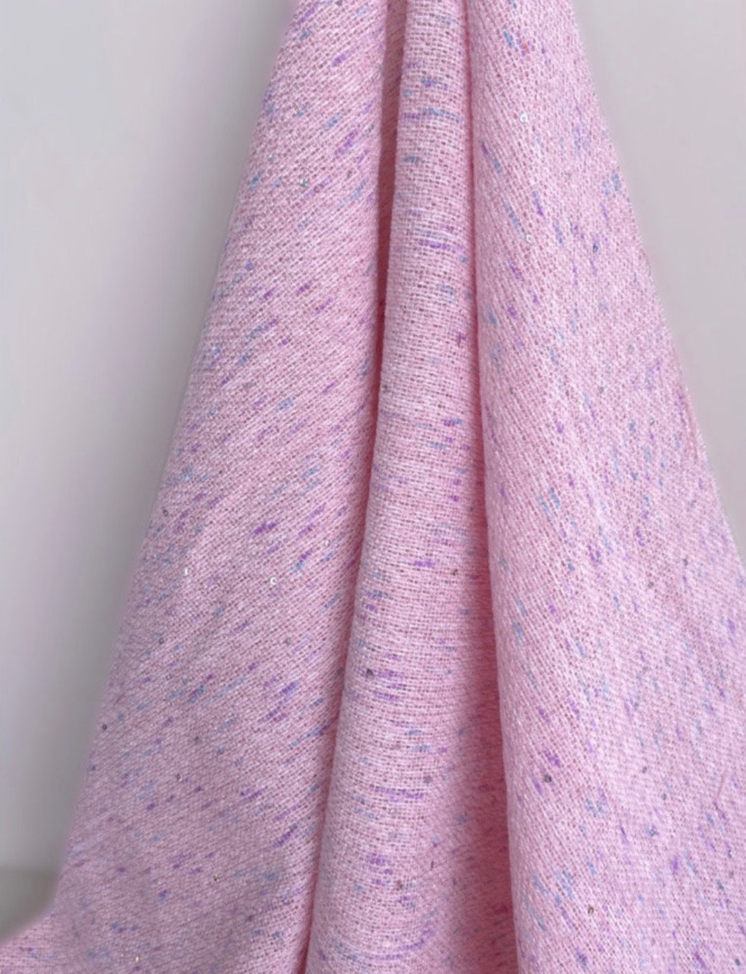 Tela de color tweed, tela tejida suave cortada a medida. - Etsy España