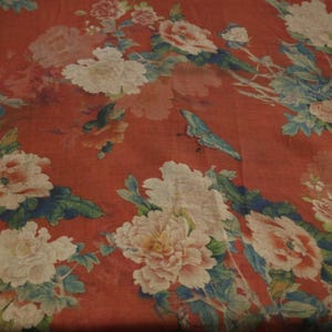 Print Ramie Fabric by the Yard - Etsy