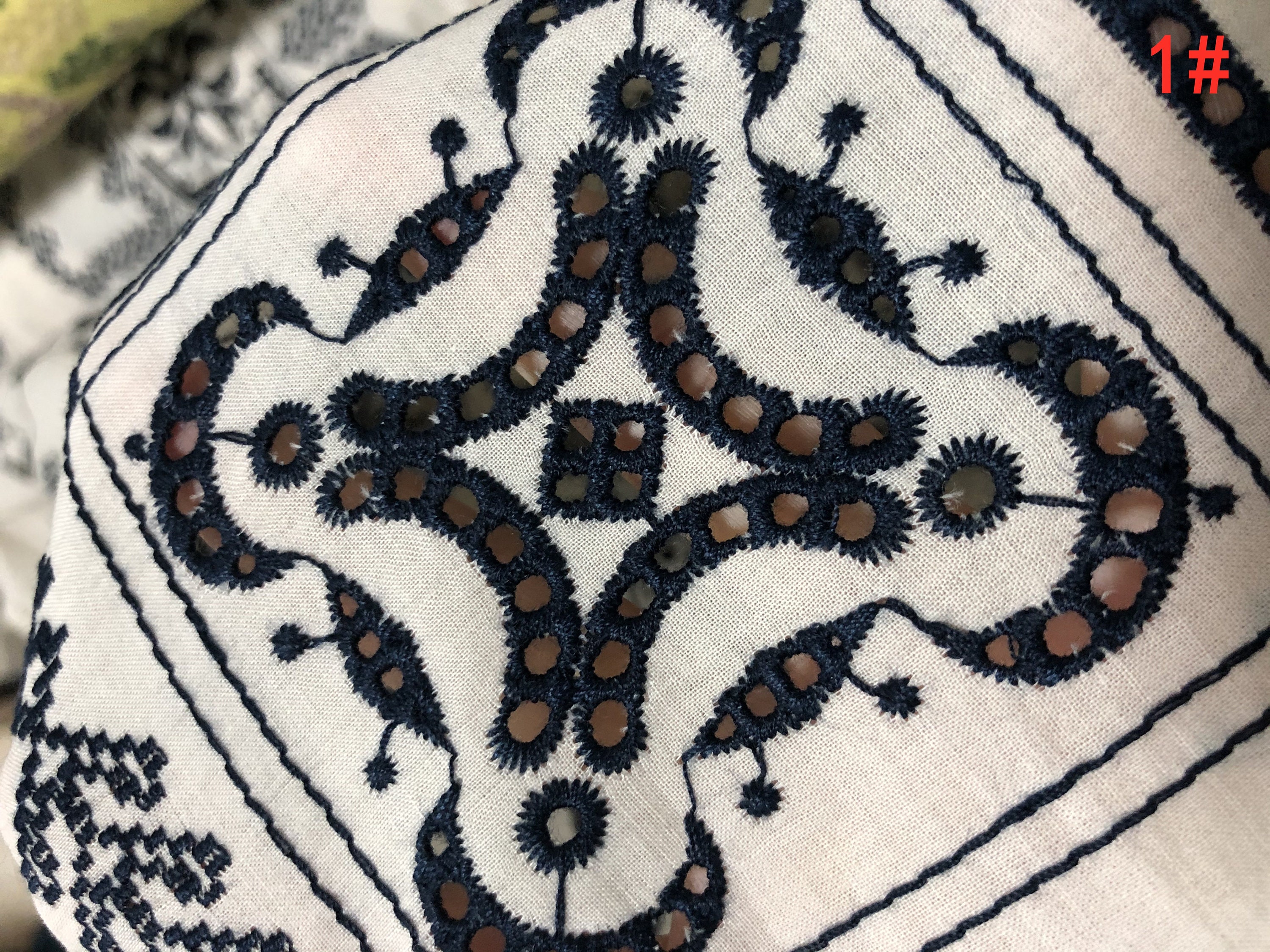 Flower Embroidery Cotton Fabric cotton Embroidered Fabric for - Etsy