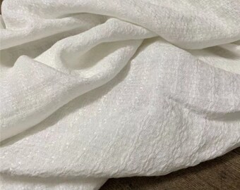 Jacquard Linen Fabric by the Yard - Etsy