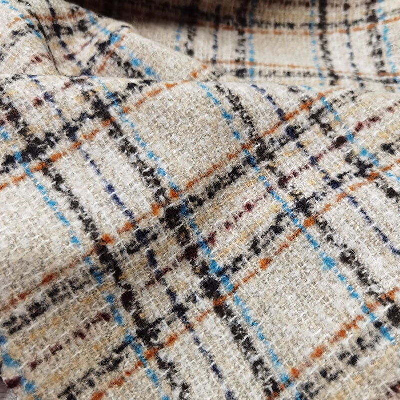 Wool Tweed Fabric by the Yard - Etsy