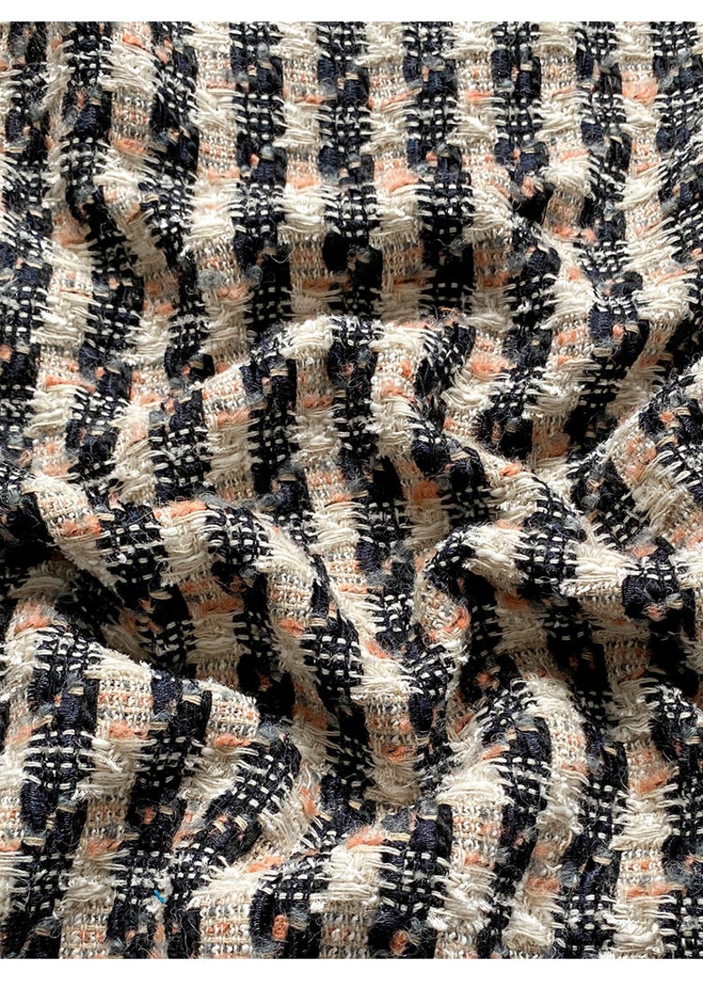 Tweed Fabricwoven Soft Woolen Fabricbag Fabricdress Fabric - Etsy