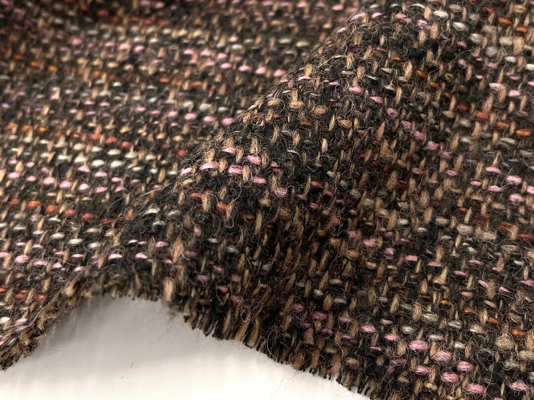 Wool Tweed Fabric by the Yard - Etsy