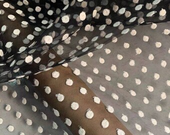 Dot Lace Fabric - Etsy