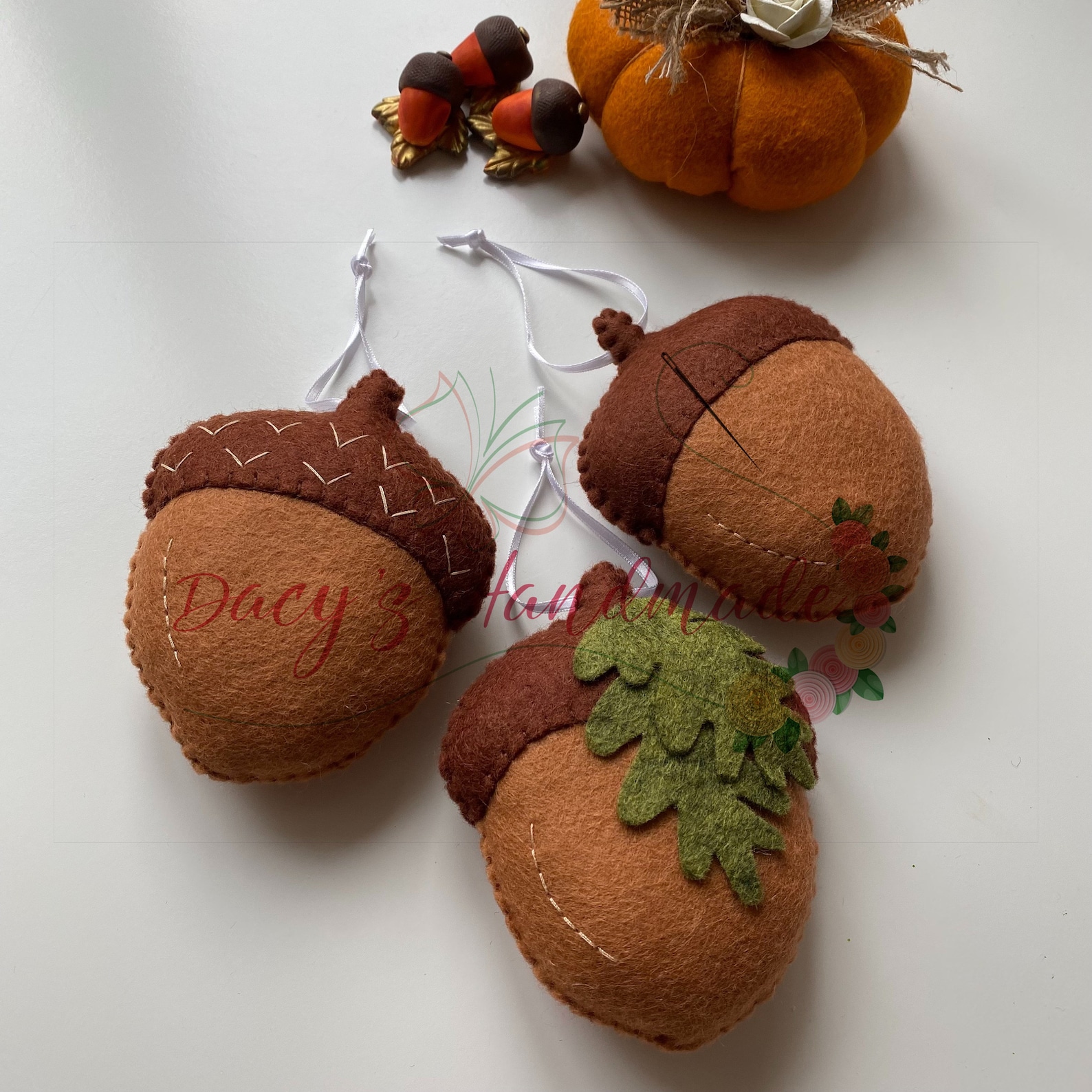 Acorn, Felt Acorn, Woodland Decoration, Autumn Decor, Nursery ...