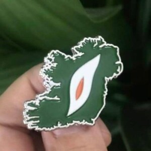 Irish Easter Lily Enamel Pin Ireland Map - Etsy Ireland