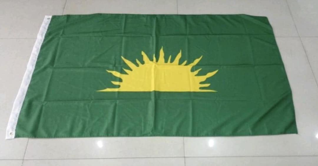 Sunburst Flag Irish Republican Flag 1916 5ft X 3ft Fenian Brotherhood ...