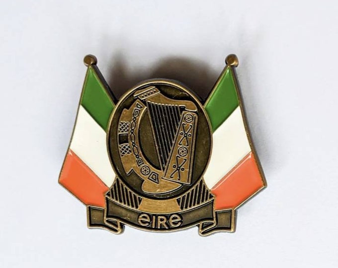 Irish Harp Enamel Pin Badge - Ireland - Etsy