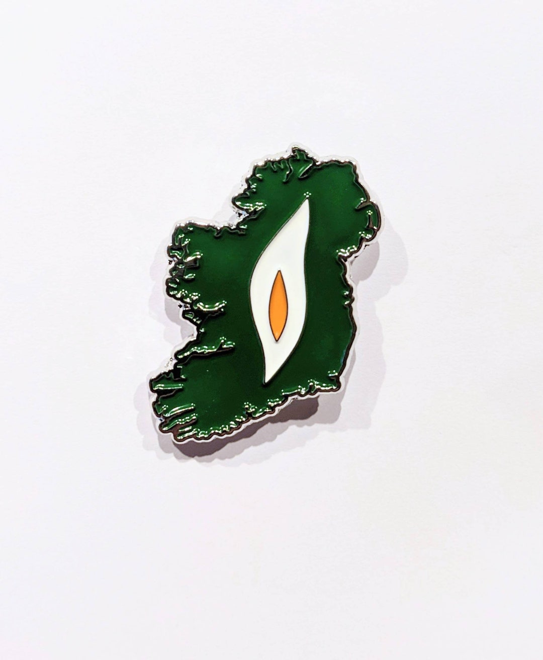 Irish Easter Lily Enamel Pin Ireland Map - Etsy Ireland