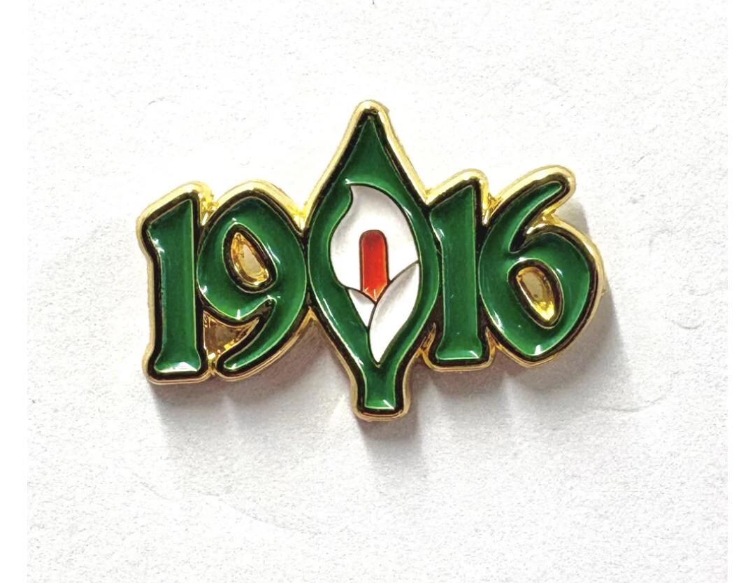 1916 Irish Easter Lily Enamel Pin Badge 1916 - Etsy
