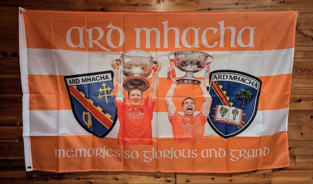 Armagh Flag 5ft X 3ft Geezer Ard Mhacha GAA All Ireland Champions - Etsy