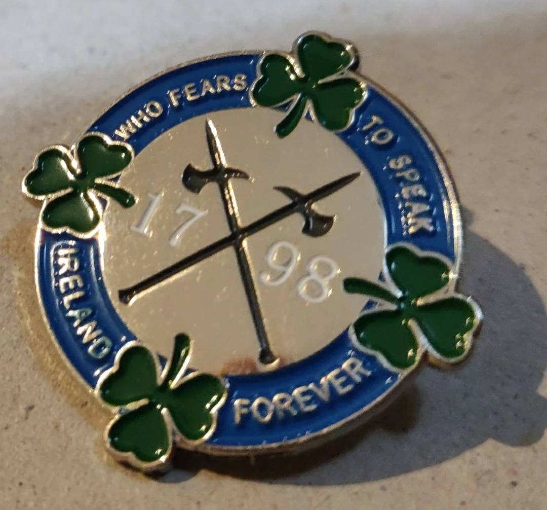 Irish Rebellion 1798 Pin Badge Ireland Irish Republic - Etsy