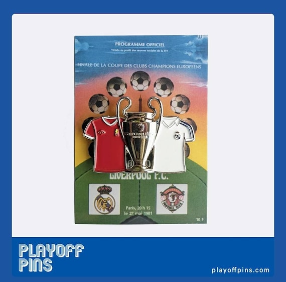 Liverpool FC 1981 European Cup Winners Pin Badge. High Quality - Etsy