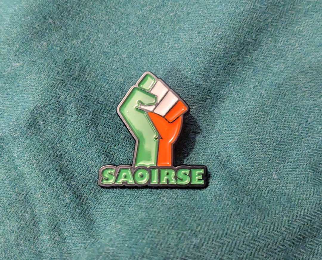 Saoirse Ireland Enamel Pin Badge - Irish Freedom Republican Ireland - Etsy