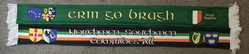 Erin Go Bragh Irish Scarf - Double Sided Irish Republican - Etsy