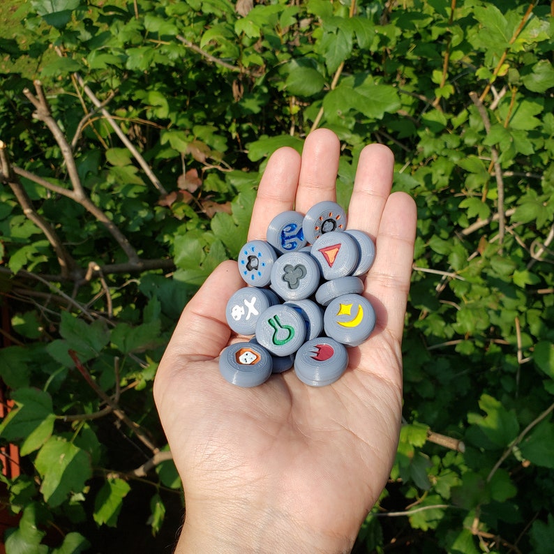 Runescape Runes 3d Printed - Etsy
