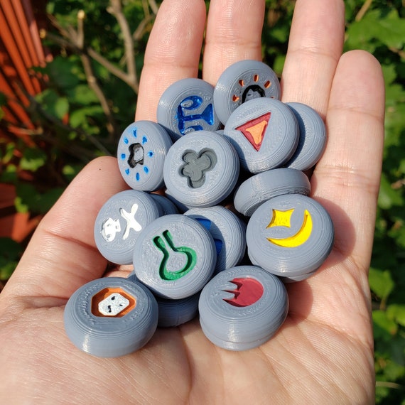 Runescape Runes 3d Printed - Etsy