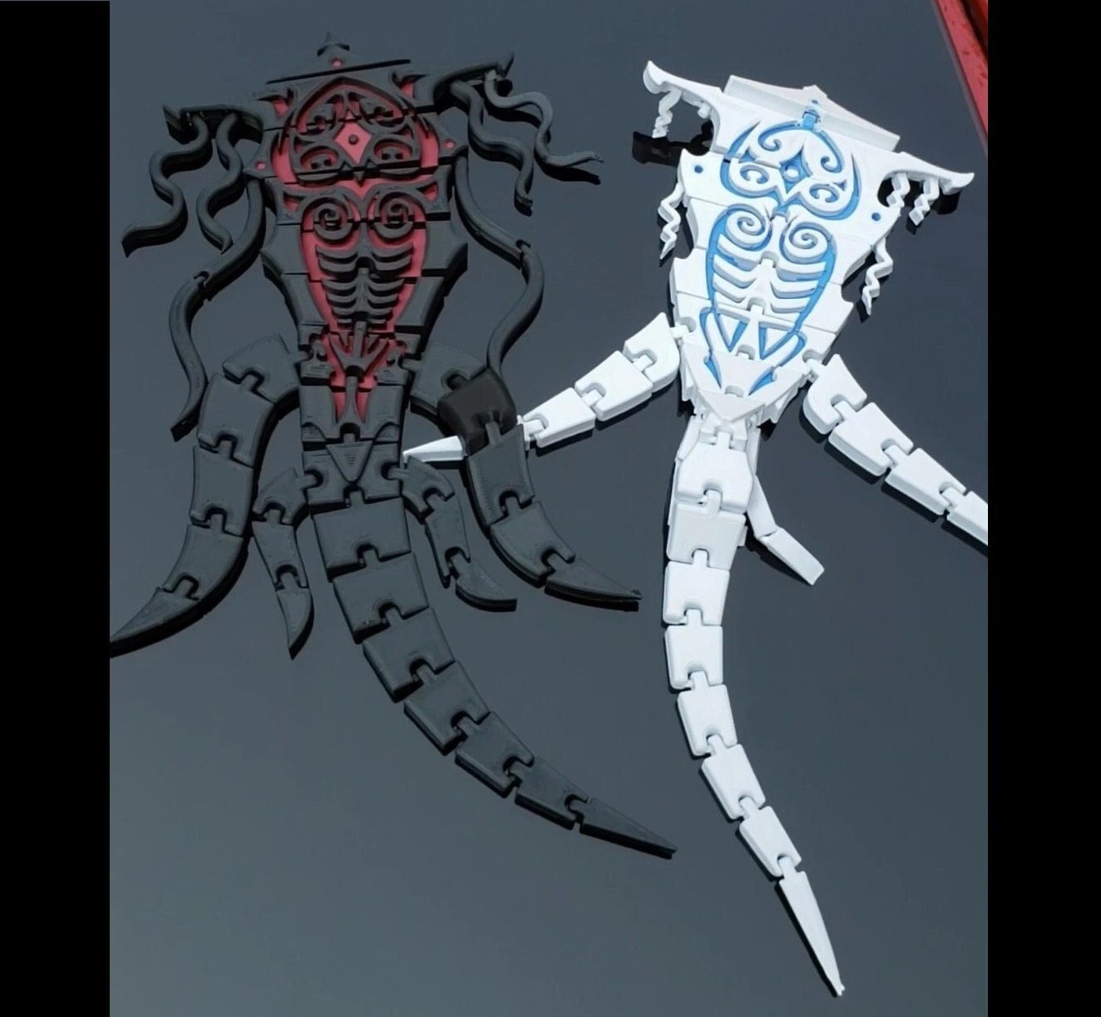 Raava and Vaatu Flexible 3d Print - Etsy