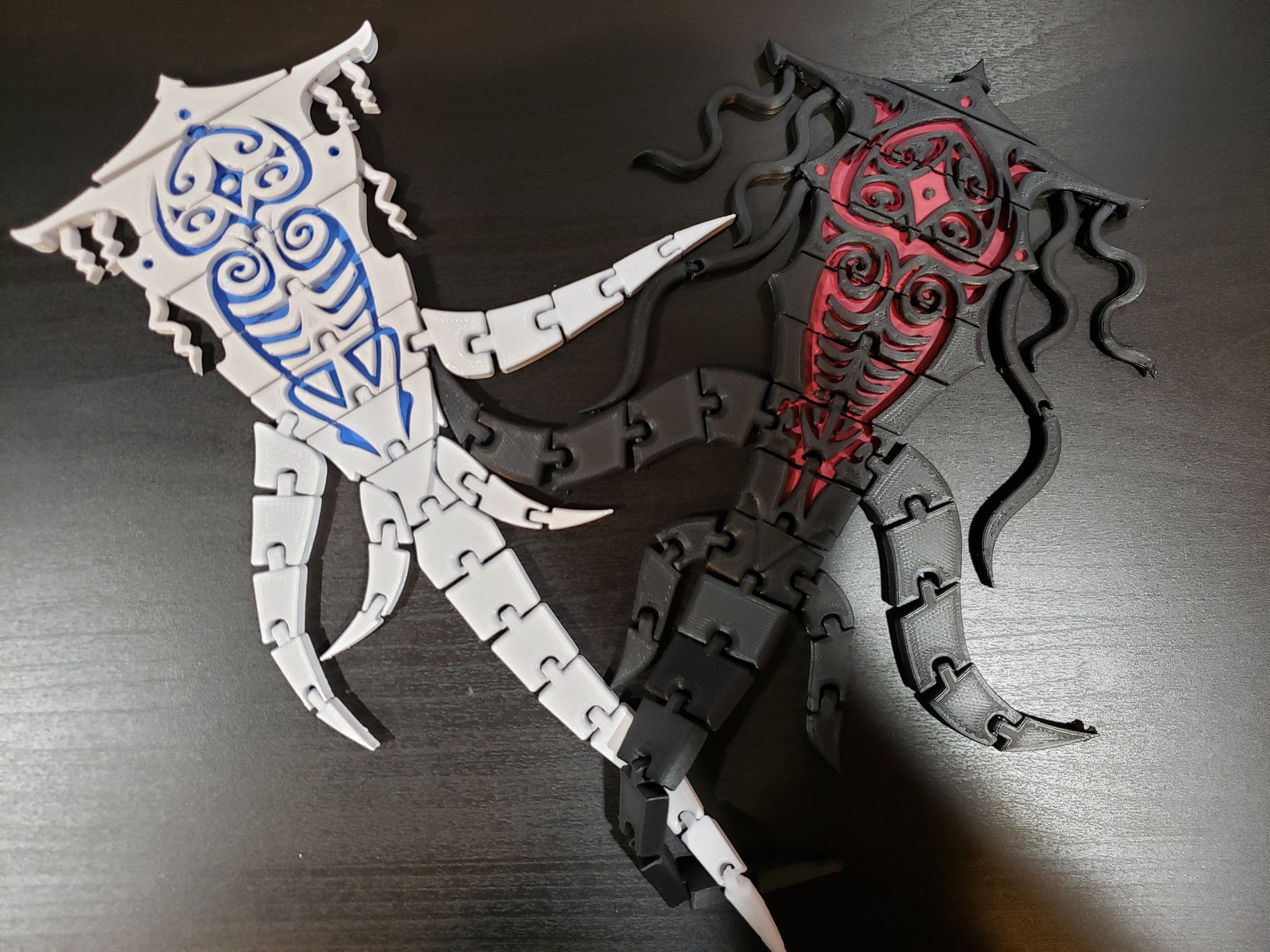 Raava and Vaatu Flexible 3d Print - Etsy