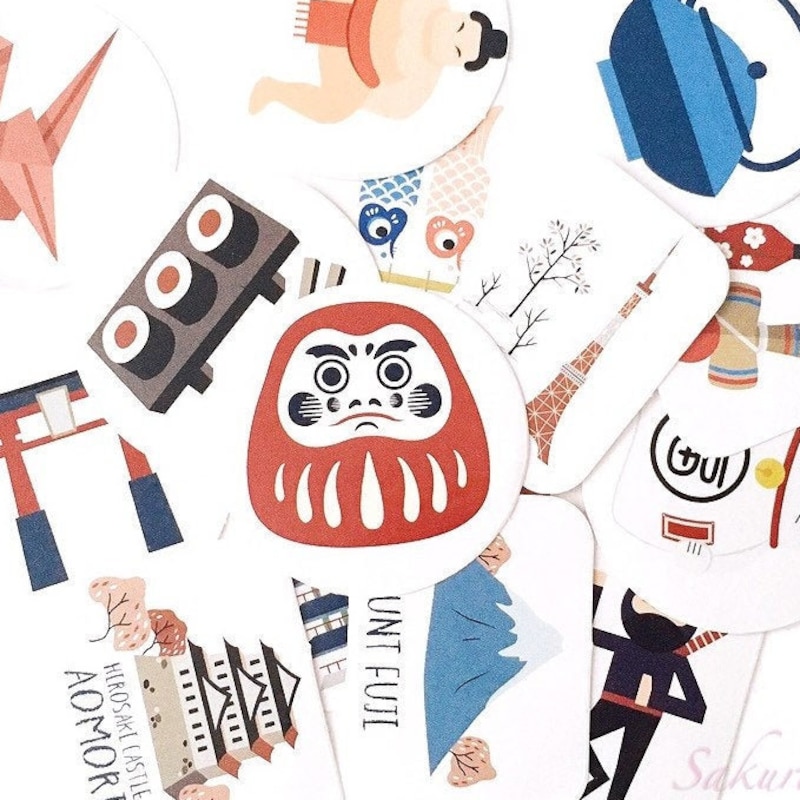 Japanese Stickers - Etsy
