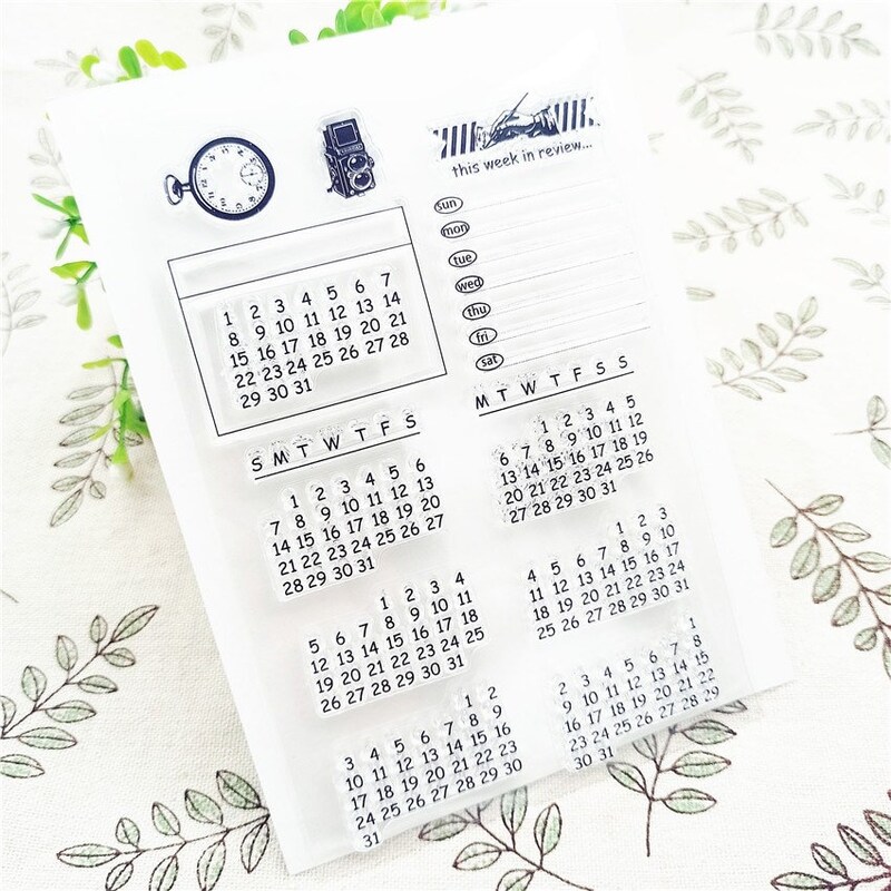 Calendar Stamp - Etsy